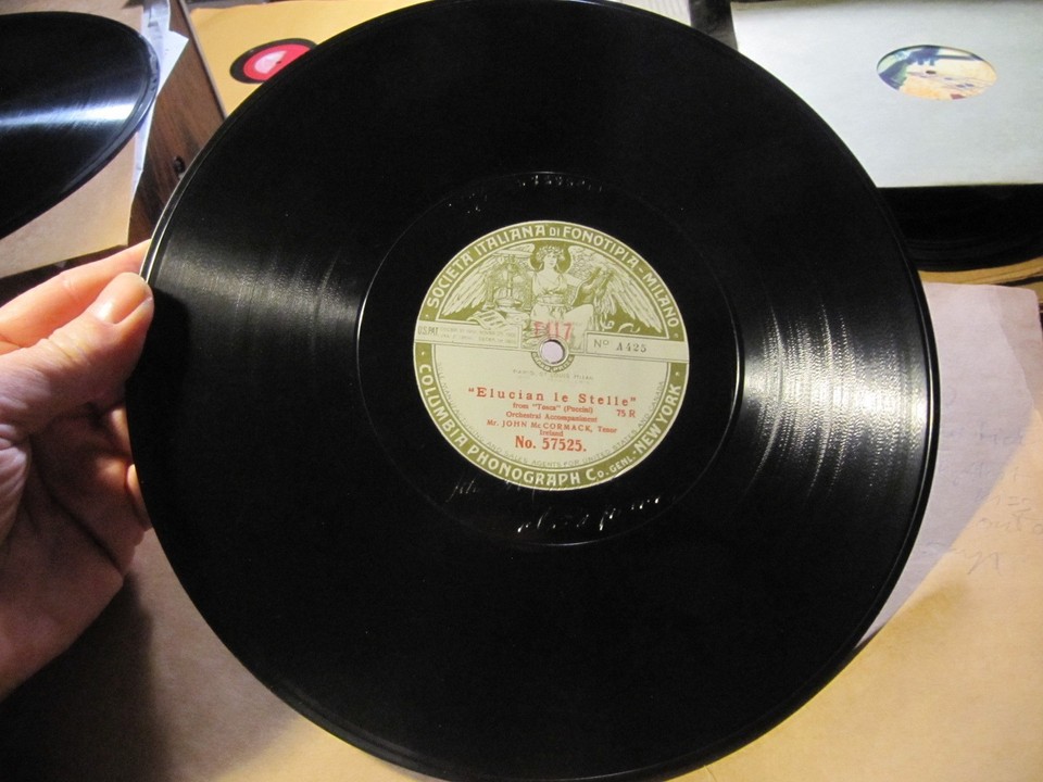 IRELAND FOREVER 1908 SIGNED John McCormack Odeon FONOTIPIA Tosca ...