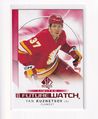 Yan Kuznetsov 2024-25 SP Authentic #135 Future Watch Limited Red Rookie ...