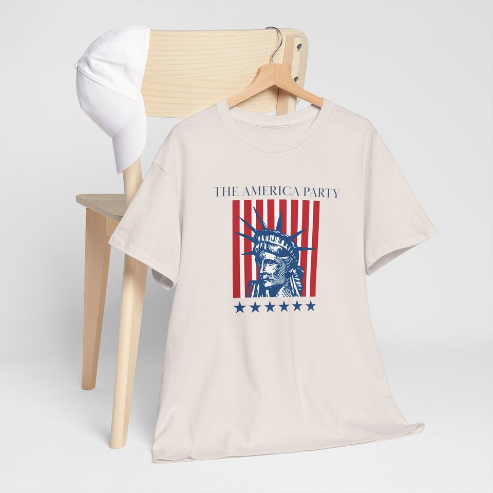 The America Party T-Shirt, Elon Musk Fan Tee, Political Merchandise | eBay