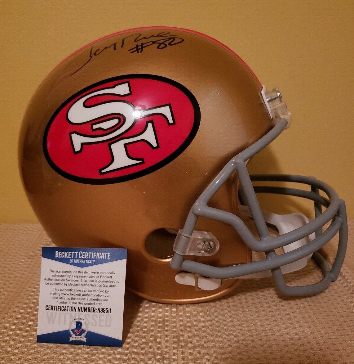 Jerry Rice Autographed Memorabilia | Signed Photo, Jersey, Collectibles ...