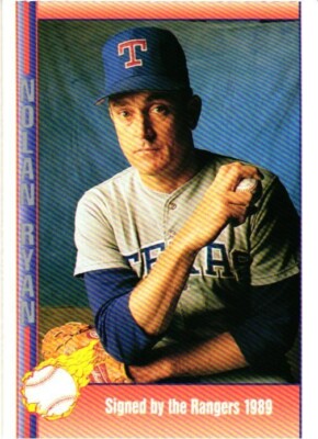 1991 Pacific Trading Card Nolan Ryan #54 Signed by the Rangers 1989 | eBay