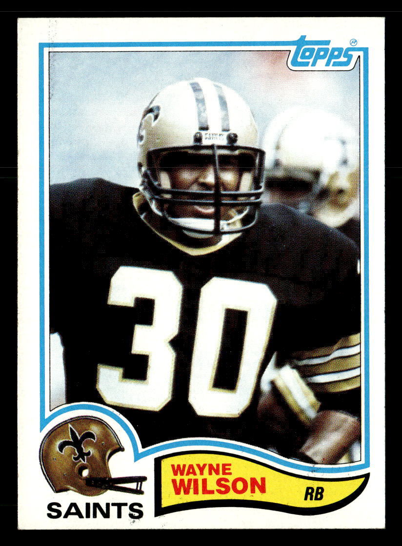 Wayne Wilson 1982 Topps Card #414 New Orleans Saints | eBay