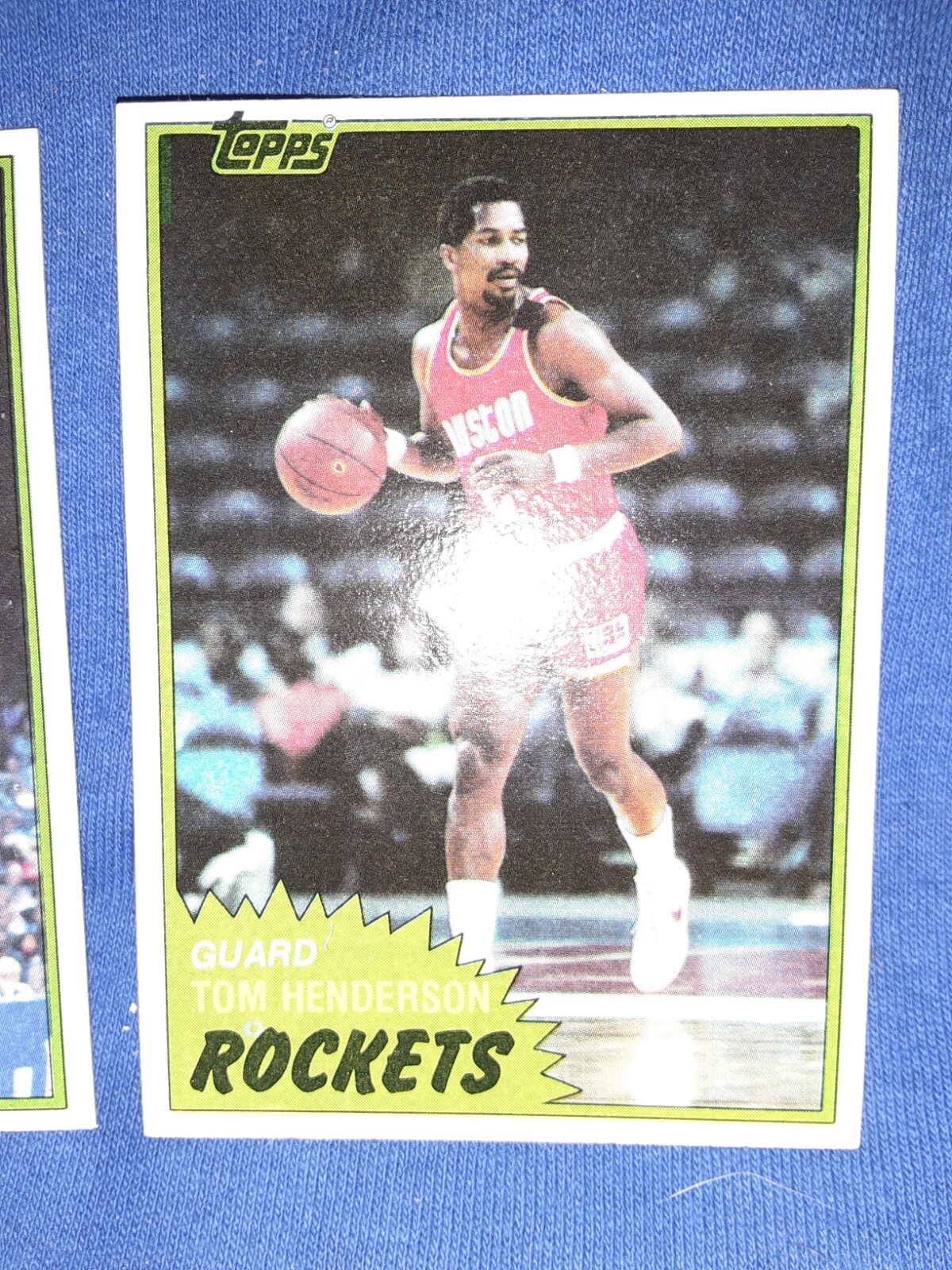 1981 Basketball Topps Tom Henderson Houston Rockets #MW86 | eBay