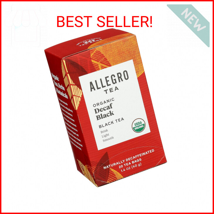 Allegro Tea, Organic Decaf Black Tea Bags, 20 ct | eBay