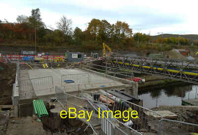 Photo 6x4 Repair work on Elland Bridge over the Calder and Hebble ...