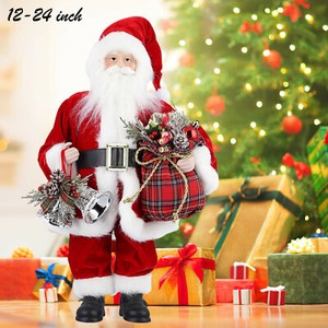 12/18/36 inch Christmas Father Santa Claus Standing Figure Xmas ...
