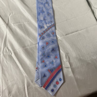 VINTAGE Meier Seide 1995 Signed Hand Painted PURE SILK NECKTIE TIE | eBay
