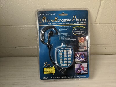 NEW SEALED! VTG mini handsfree phone Spectra Phone hands free ...