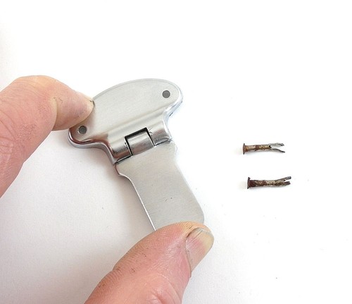 VINTAGE SINGER FEATHERWEIGHT 221 SEWING MACHINE CARRY CASE LATCH CLASP ...