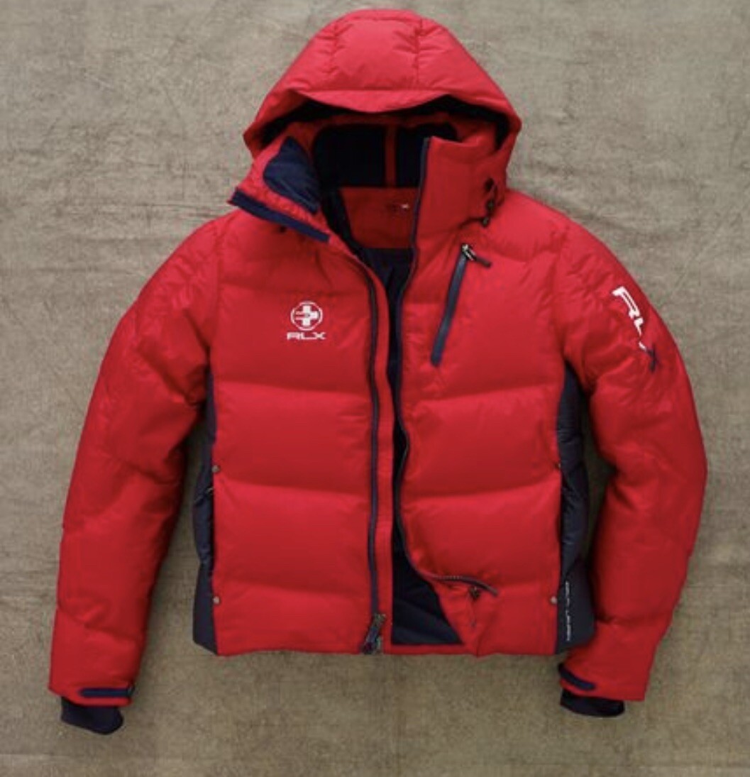 $598 Ralph Lauren RLX X-Large Red Ski Jacket Polo RRL Puffer $598 Ralph Lauren RLX X-Large Red Ski Jacket Polo RRL Puffer