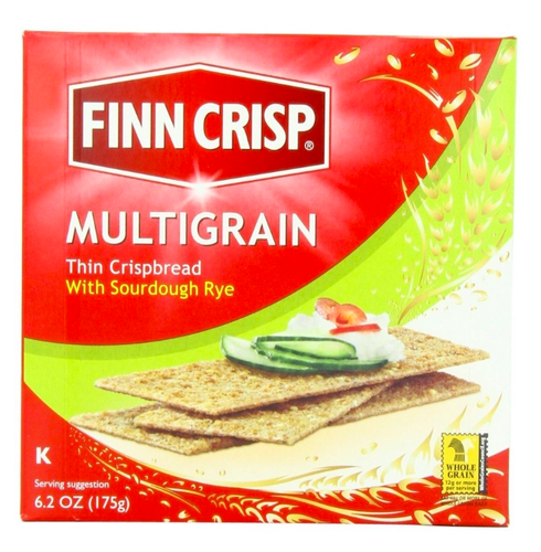 Keto snacks: low carb Finn Crisp Multigrain Sourdough Rye 7 oz 6 pack ...