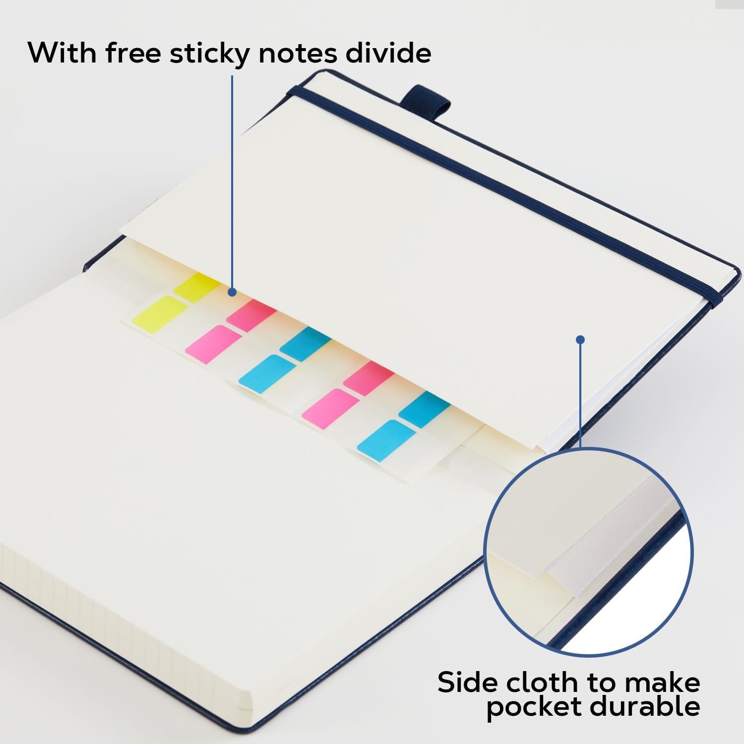 Hardcover Lined Notebook Journal For Writing 320 Pages Leather Thick ...