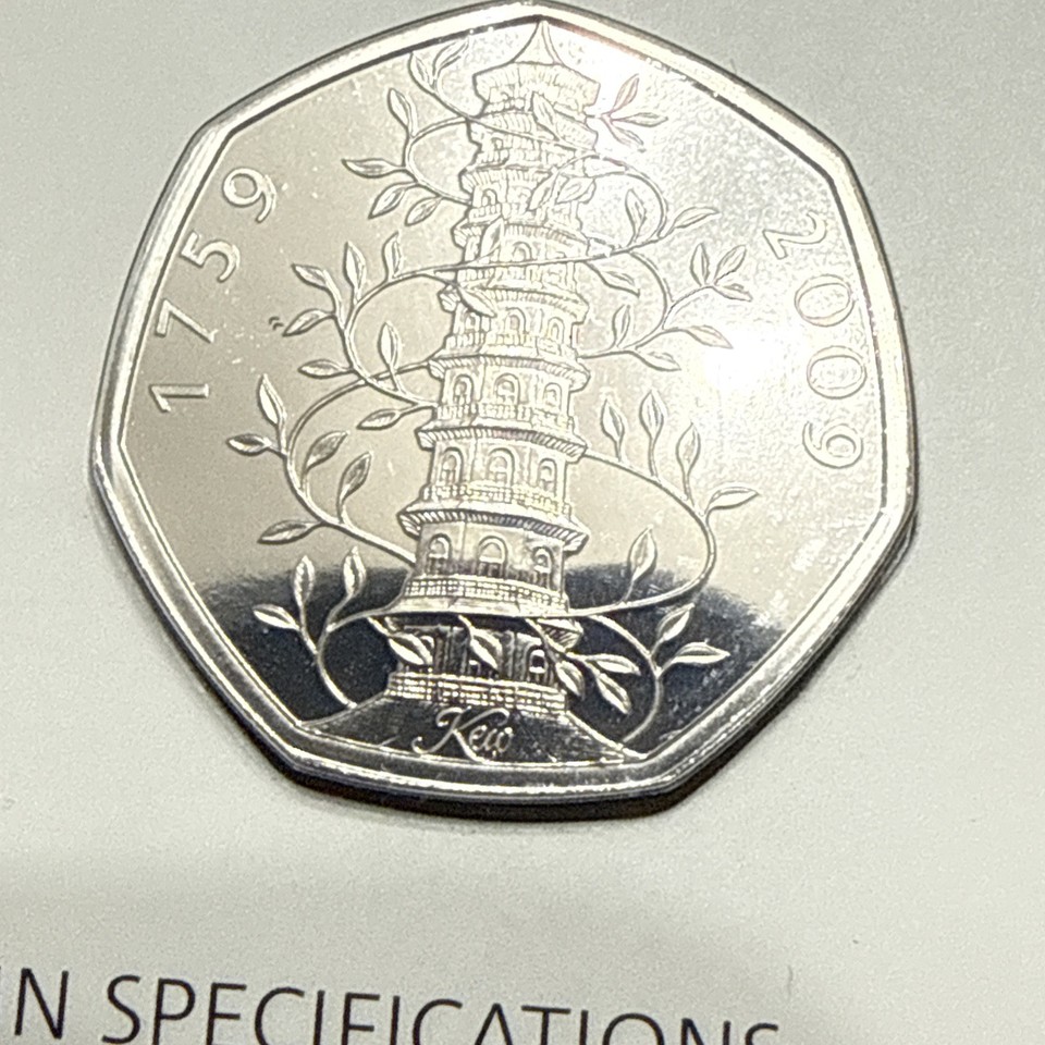 Royal Mint 2019 Celebrating 50 Years of the 50p British Culture Set ...