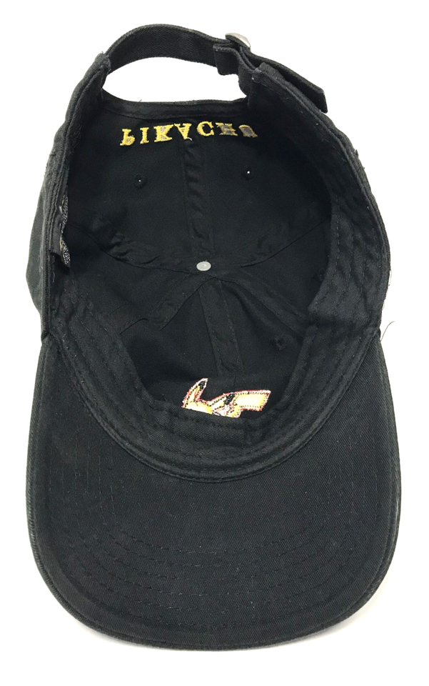 Vintage Pokemon 100% Cotton One Size Baseball Cap Hat RN#115665 - Black ...