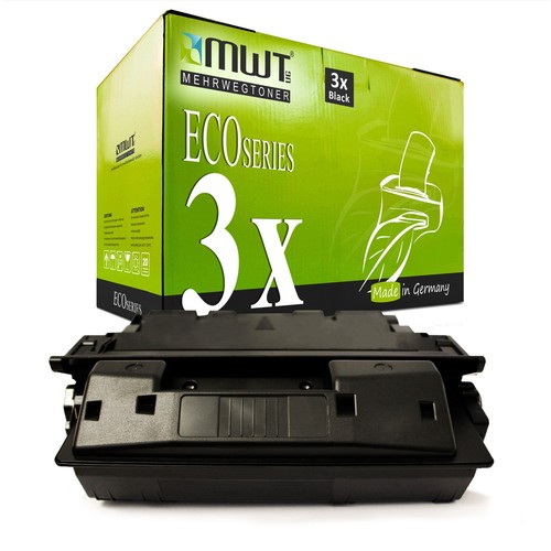 3X Toner Per HP LaserJet 4000 4050 SE T TN N, C4127X 27X NERO ...