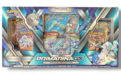 Pokémon Primarina GX Premium Collection Box Sun & Moon + XY, Evolutions ...
