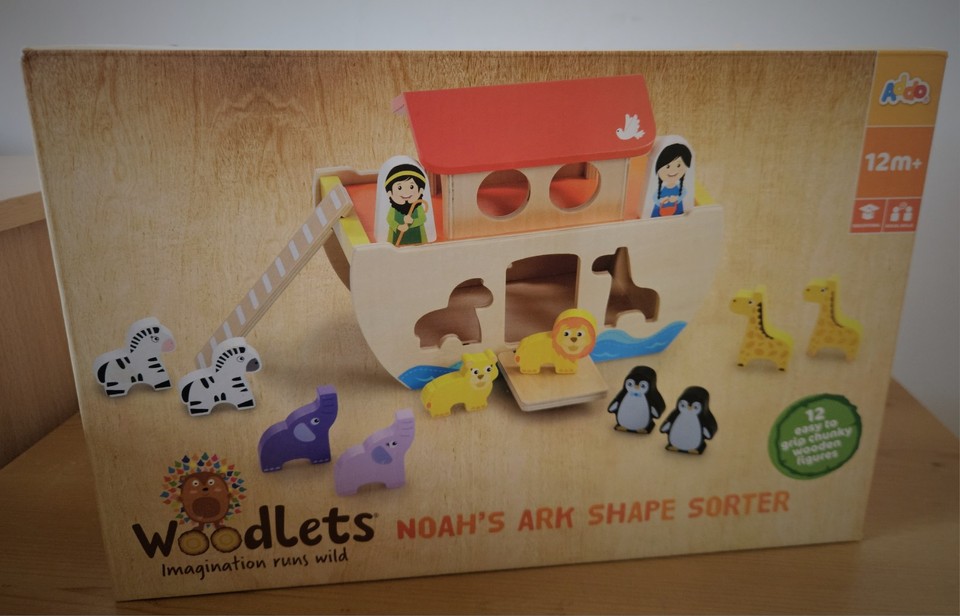 Woodlets - Noah's Ark Shape Sorter - Kids Toys | eBay UK