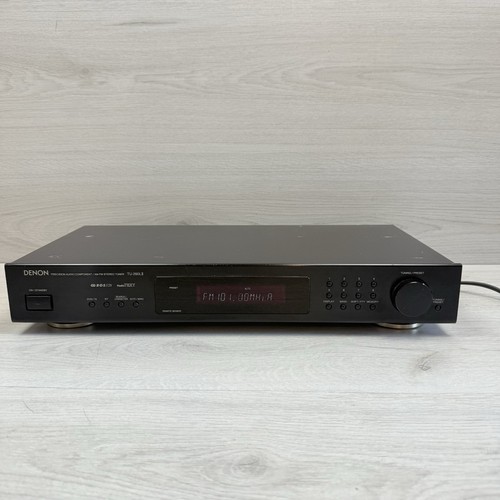 DENON TU-260L II RDS Radio Text HI-FI STEREO RADIO FM TUNER BLACK | eBay