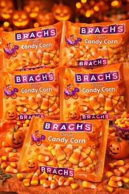 BRACH'S CLASSIC CANDY CORN / (5) = 11 oz. Bags. Expiration date. 6/26 ...