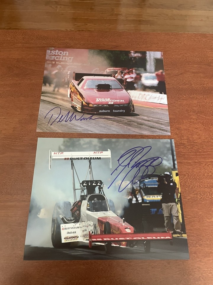 Authentic Autographed 8x10 Lot Of 24 NHRA Photos-Anderson, Line ...