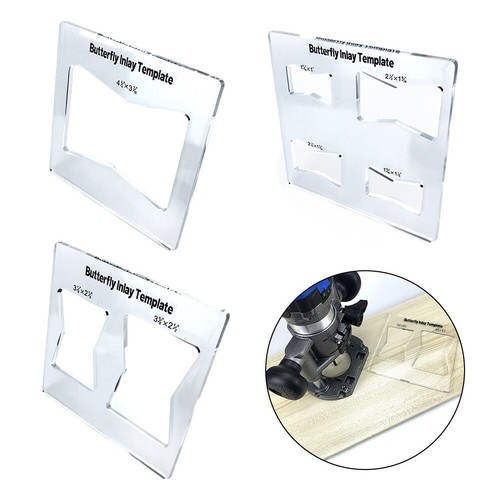 Transparent Butterfly Key Template Perfect Inlays for Woodwork Projects ...