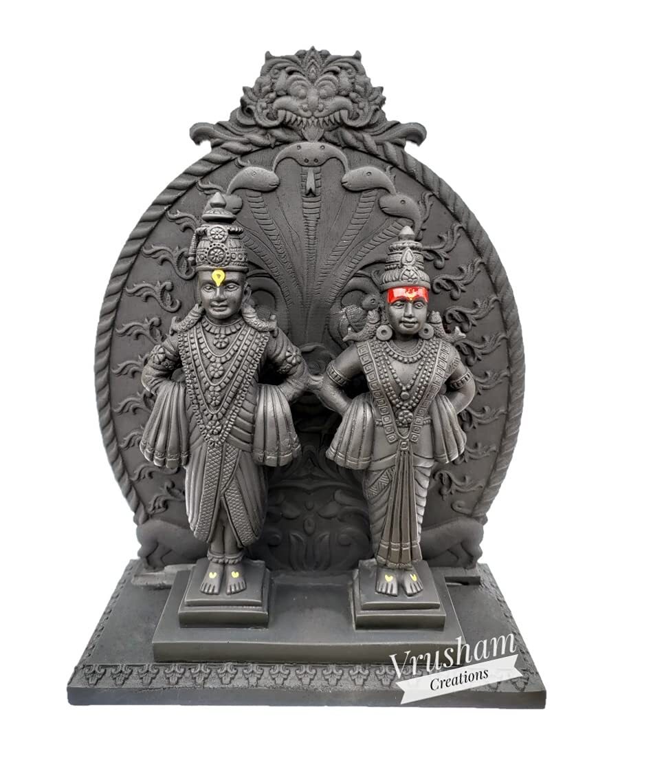 Vitthal Rukmini Logo Buy Kartique Non Ritualistic Brass Vitthal
