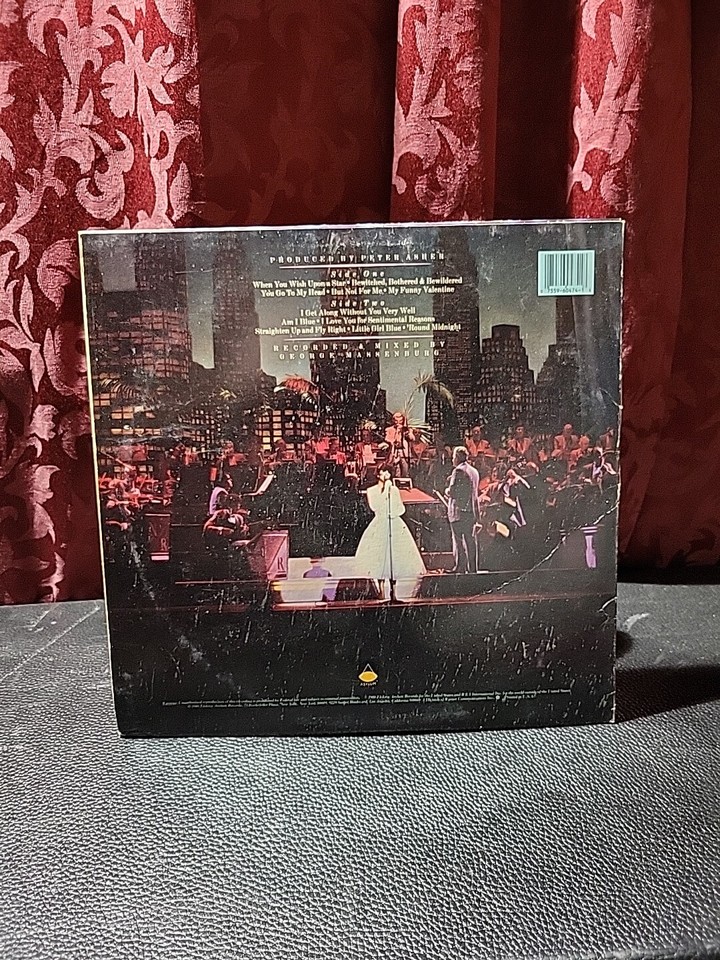 Linda Ronstadt With Nelson Riddle – For Sentimental Reasons LP 1986 ...