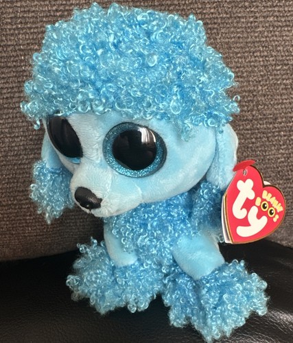ty Mandy the Poodle Beanie Boos Plush Stuffed Animal 6" new with heart ...
