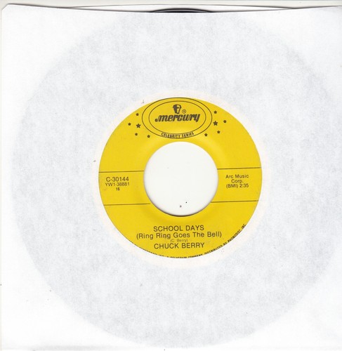 CHUCK BERRY - SCHOOL DAYS (RING RING GOES THE BELL)/MEMPHIS - REISSUE ...