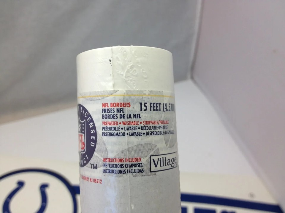 NFL Indianapolis Colts Football Wall Border Pre-Pasted Wallpaper | eBay