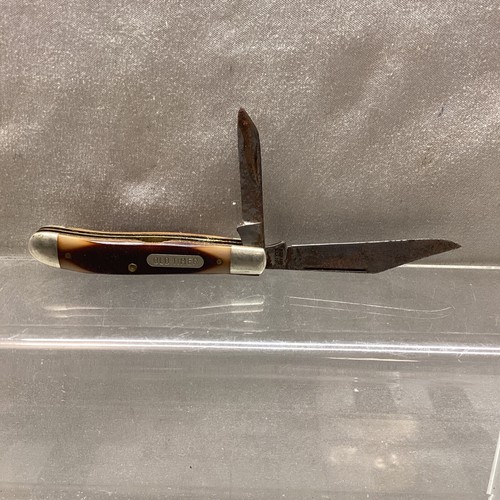 Schrade 720T Old Timer 2 blade folding pocket knife, Delrin handle ...