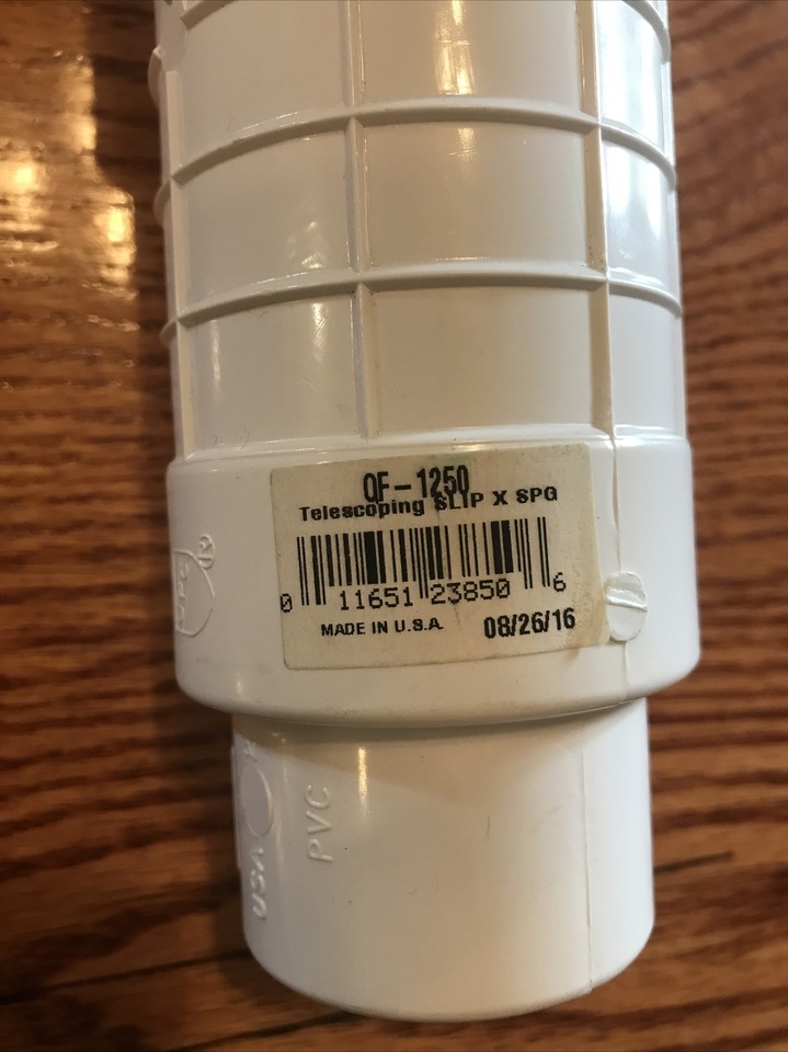 Repair Coupling 1-1/4" PVC Quick-Fix Telescope Part # QF-1250 | eBay
