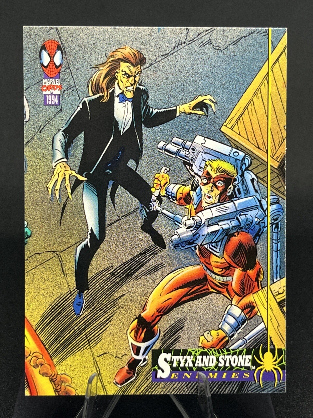 STYX AND STONE 1994 Marvel Amazing Spider-Man ENEMIES Collectible Card ...