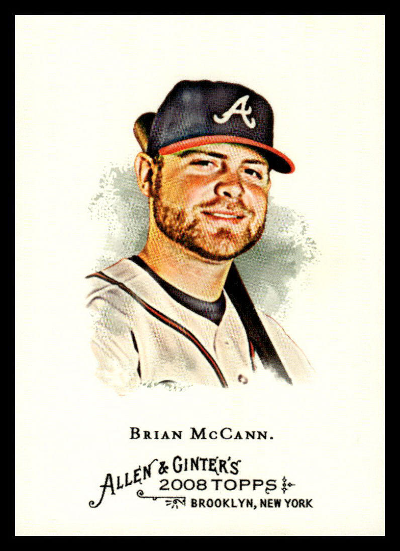 2008 Topps Allen & Ginter Brian McCann #51 Atlanta Braves | eBay