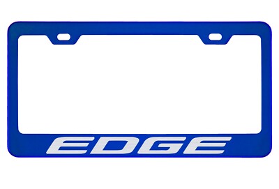 Blue License Plate Frame for Edge | eBay