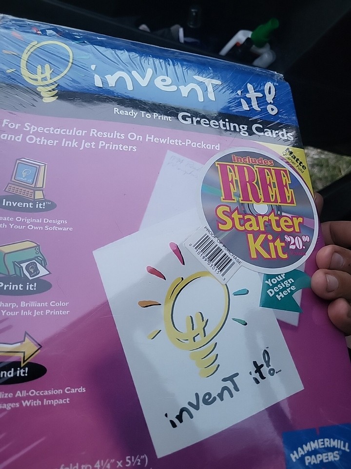 invent it! greeting cards starter kit | eBay