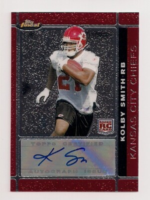 2007 KOLBY SMITH FINEST #125 ROOKIE AUTO LOUISVILLE CARDINALS KANSAS ...