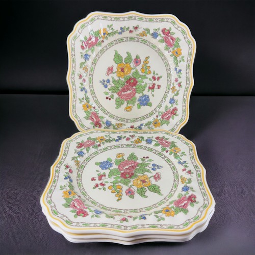 Antique Royal Doulton The Cavendish Porcelain Square Dish Plate England ...