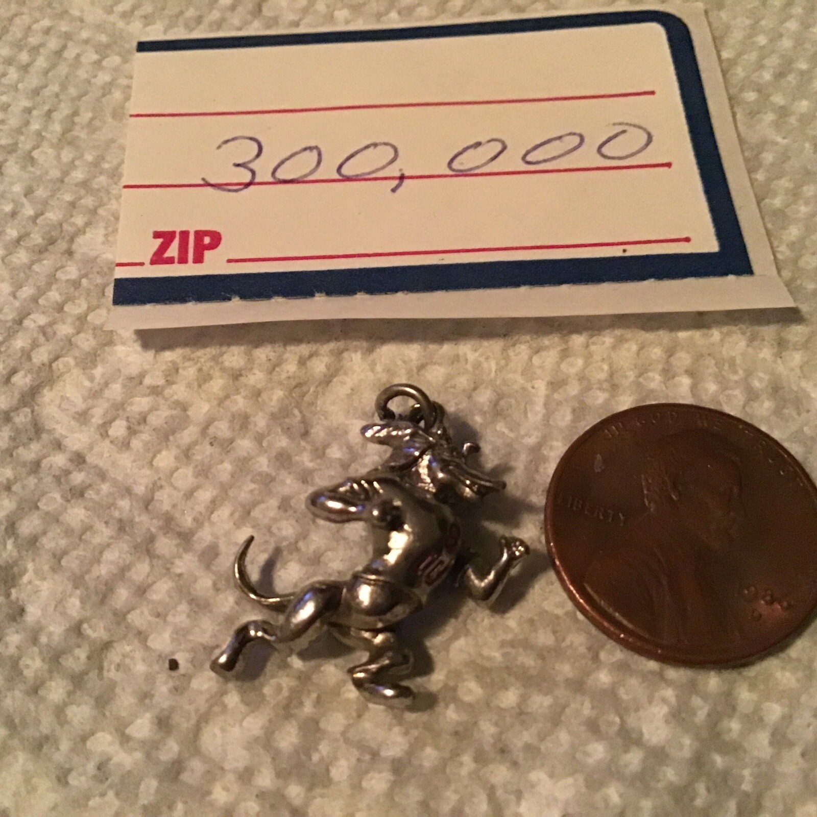 Sterling Silver Enamel Charm 3d College Mascot Reggie Redbird S ...