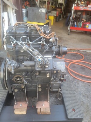 Shibaura S773L 3 Cylinder Diesel Engine Running Core Cat C1.1 Perkins ...