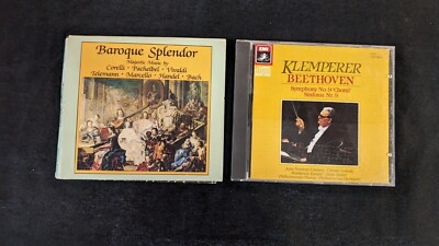 Baroque Splendor & Klemperer Beethoven Symphony No. 9 Choral CDs | eBay