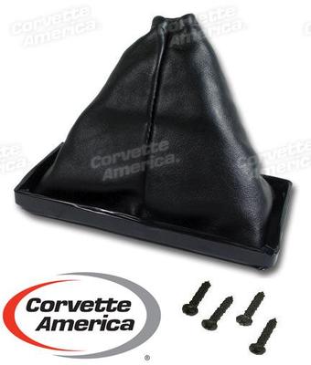 68-76 CORVETTE Leather Shift Boot by Corvette America W/ Screws ...