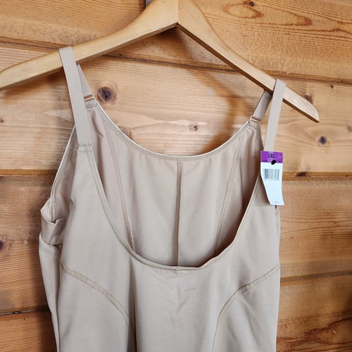 Maidenform NWT Ultimate Slimmer Wear Own Bra Shapewear Beige FL2656 ...