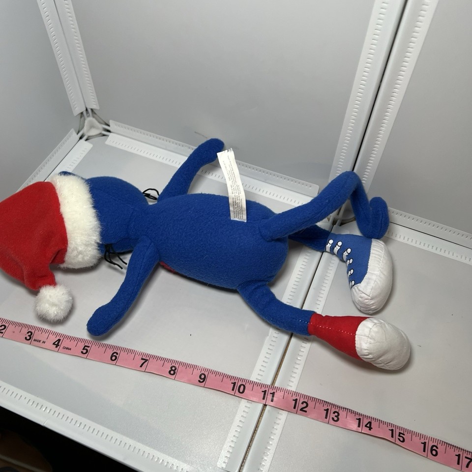 Pete The Cat Doll Santa Claus Hat Red Heart Plush 1999 2012 James Dean ...