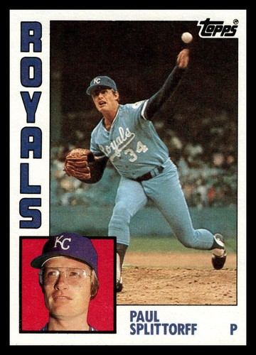 1984 Topps Paul Splittorff #52 Kansas City Royals | eBay