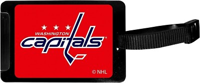 Washington Capitals Rubber Luggage Bag Tag I.D. Holder NHL Licensed New ...