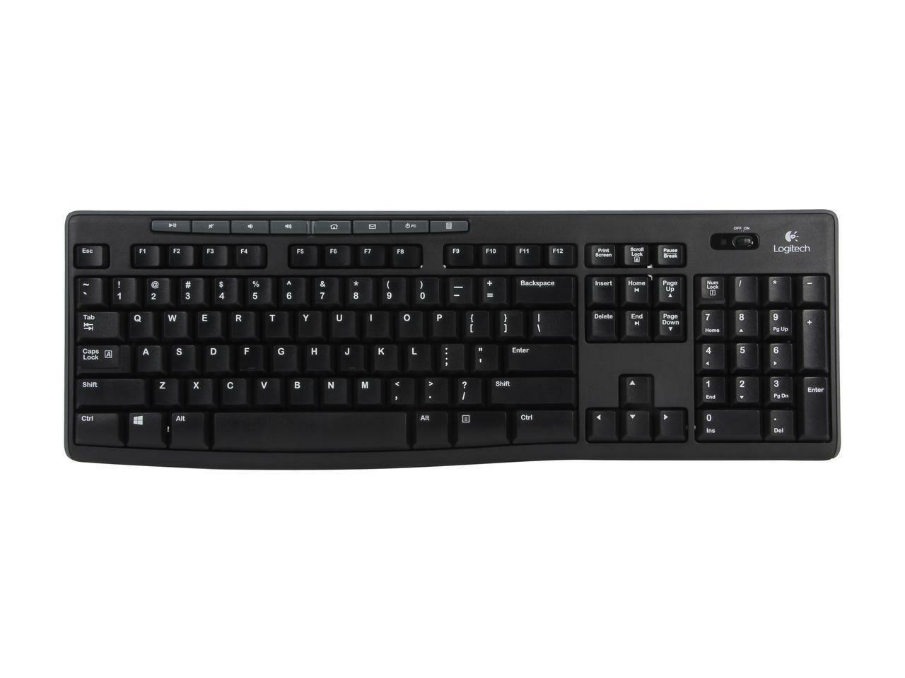 Logitech MK270 Wireless Keyboard and Mouse Combo 920-004536 - USB 2.0 ...