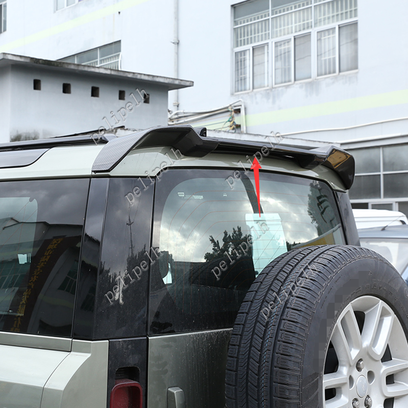 Roof and Tail Carbon Fiber Fixed Wind Wing For Land Rover Defender 90 ...