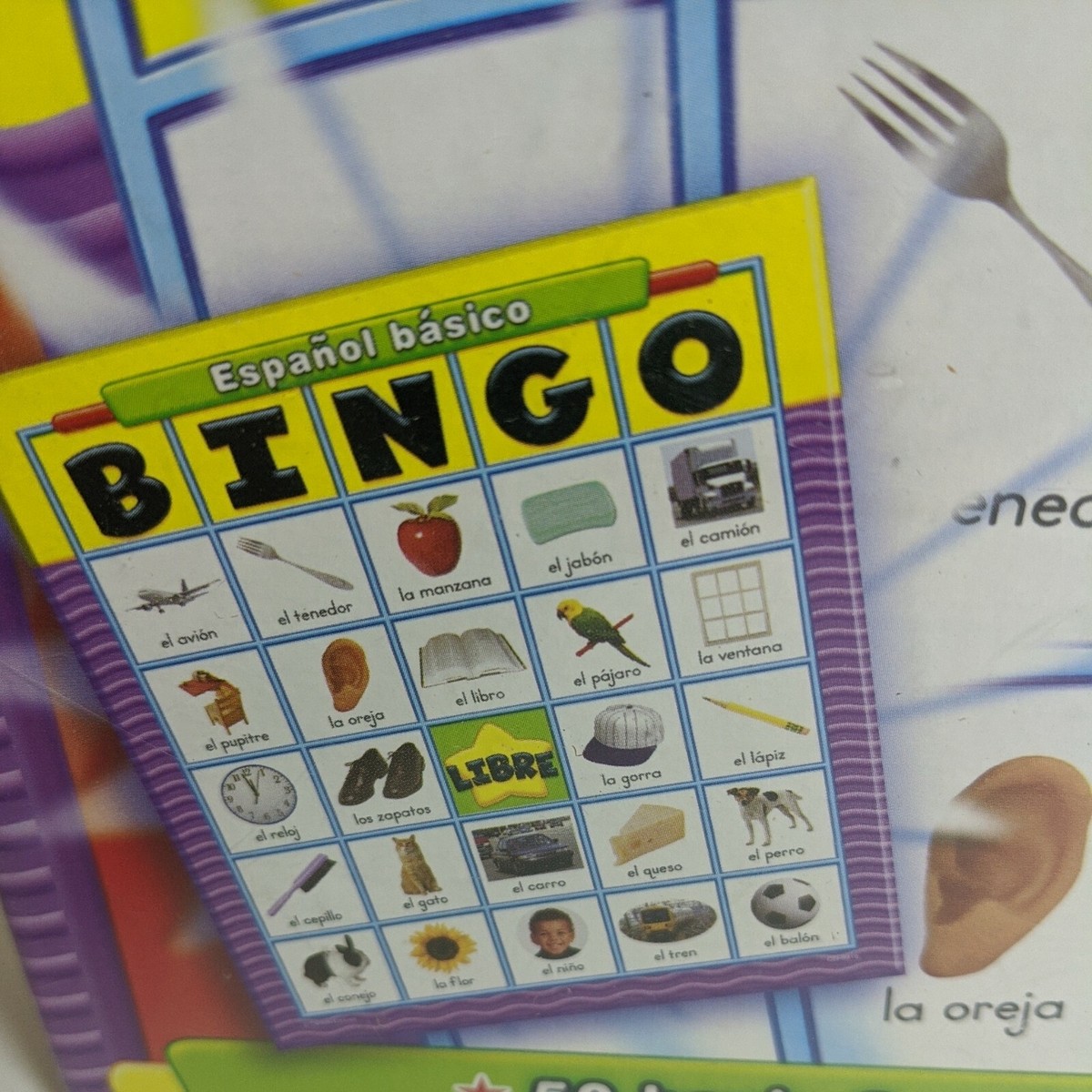 Spanish Bingo Cards