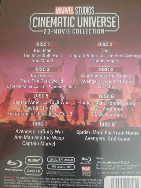 Marvel Animated Features 8-film Complete Collection (Blu-ray) for sale ...